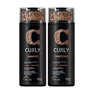 Truss Curly Shampoo and Conditioner Set Bundle