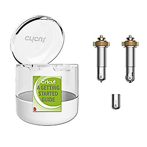 Cricut Maker Machine Blade Tool Organizer and QuickSwap Housing Wavy Engraving and Fine Debossing Tip Bundle 41 31 21, Desktop Storage, Decorative Edges, Inscribe, Customize, DIY Cards, Gifts, Tags