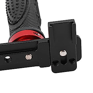 Pinsofy Handheld Holder Stand, 1/4 Inch Handheld Stabilizer Holder Universal Mini Portable for Smartphone for Action Camera for LED Video Light