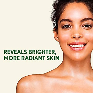 Aveeno Positively Radiant Skin Brightening Exfoliating Daily Facial Scrub, Moisture-Rich Soy Extract, Oil- & Soap-Free Tone-Evening Face Cleanser, Hypoallergenic & Non-Comedogenic, 5 oz