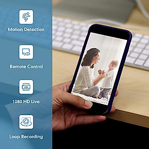 IZNVEE Hidden Camera WiFi Repeater 1080p HD Spy Camera with Smart Motion Detection WiFi Camera Indoor No Night Vision Nanny Camera with 32GB MicroSD Card