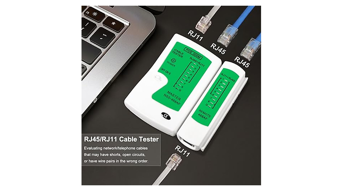 Hiija LAN Network Cable Tester - Reliable Connectivity Testing