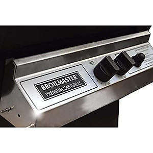 Broilmaster H3 Grill Package, Includes 26-Inch Patio Post with Base and Side Shelf Natural Gas