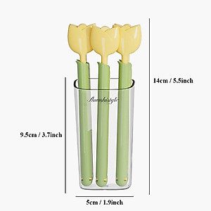 Bag Sealing Clips for Food Package, Set of 5 Food Clips with Flower Shape, Chip Clips for Food Packages with Magnetic Storage Box, Magnetic Attachable, Keep Food Fresh & Organized, Seal Snack Bags