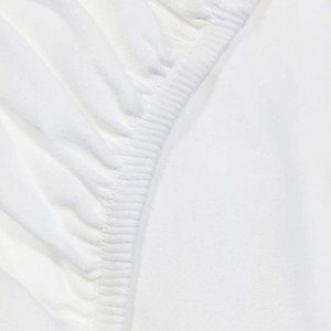 Magic Drapes Pack of 1 Egyptian Cotton Fitted Crib Sheet Baby Bedding with 5 inches Deep Elastic Snug Fit Bottom for Baby Girl & Baby Boy (52Lx28W, White)