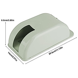 Fdit Plastic Bag Storage Box Wall Mount Bag Saver, Garbage Bag Organizer Dispenser for Easy Access to Your Bags(Green)