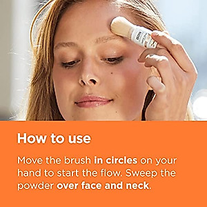 ISDIN Mineral Brush Powder, Facial Pollution and Blue Light Protection, a Complement to your Sun Care Routine, Suitable for Sensitive Skin