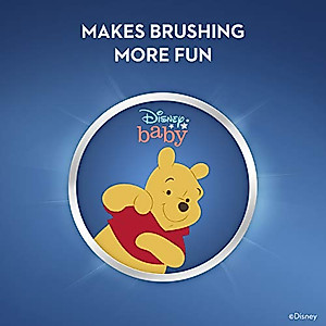 Crest & Oral-B Baby Toothbrush and Toothpaste Training Kit for Infant and Toddler Age 0-3, Fluoride-Free, (2) Gel Toothpastes 1.6 oz ea. + (4) Toothbrushes, Disney's Winnie the Pooh