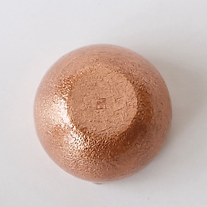 アトリエ鍛 Guinomi Sake Cup (Blue) Japanese Hammered Copper Craft Art Work, Japanese style tableware, Ochoko, Drinking cup,