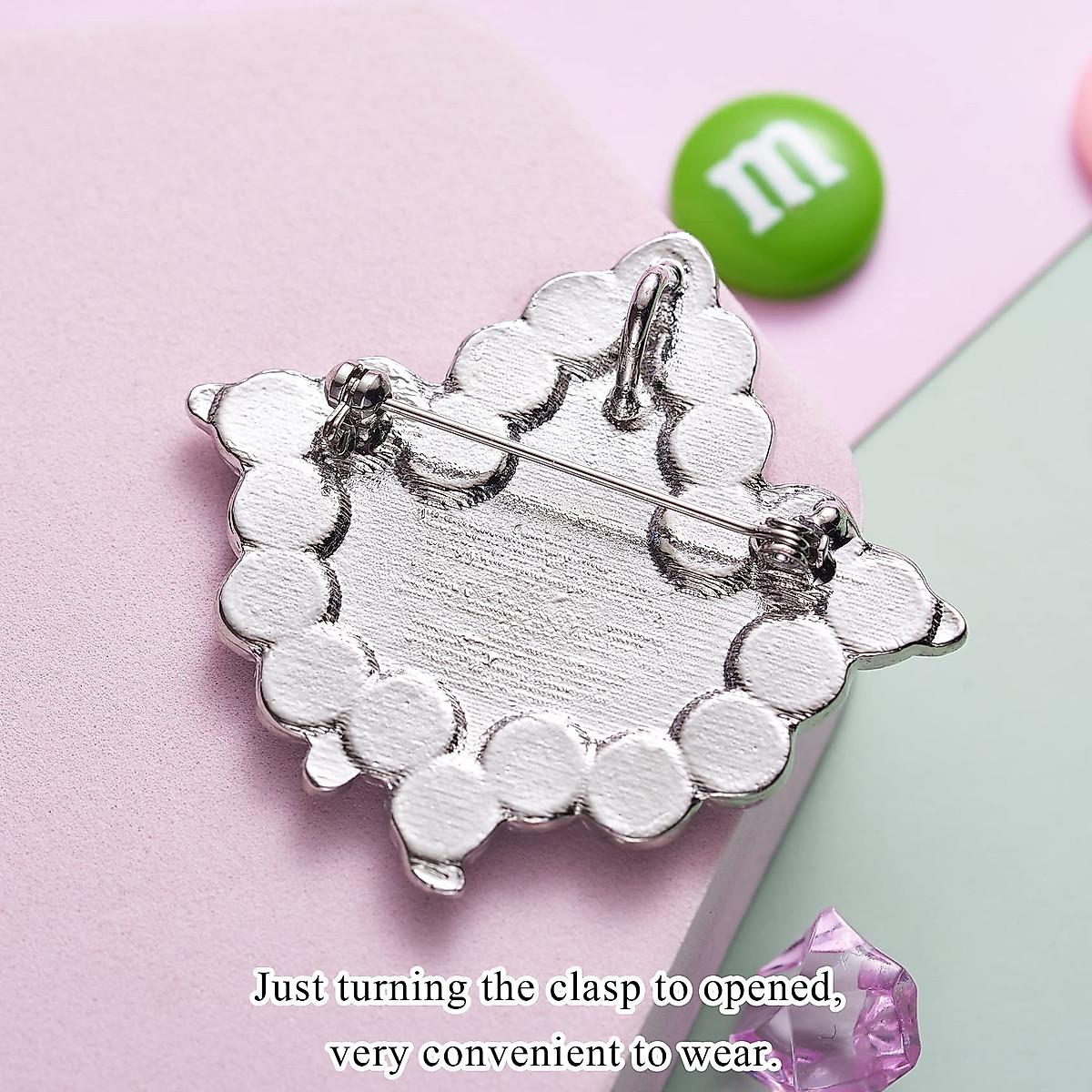 Paraphernalia Sorority Gifts Brooch Pin Sorority Gifts for Women Pink Pearl Brooch Pin graduation gift