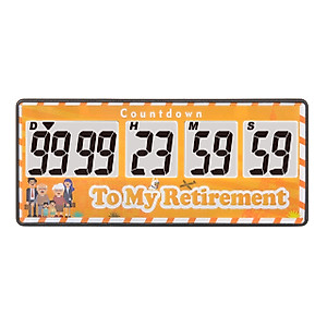 Runleader Digital 9999 Days Countdown Event Reminder Timer, Use for Wedding Retirement Christmas Vacation Lab Homework Exercise Gym Workout Sports Classroom Meeting Working Kitchen Cooking