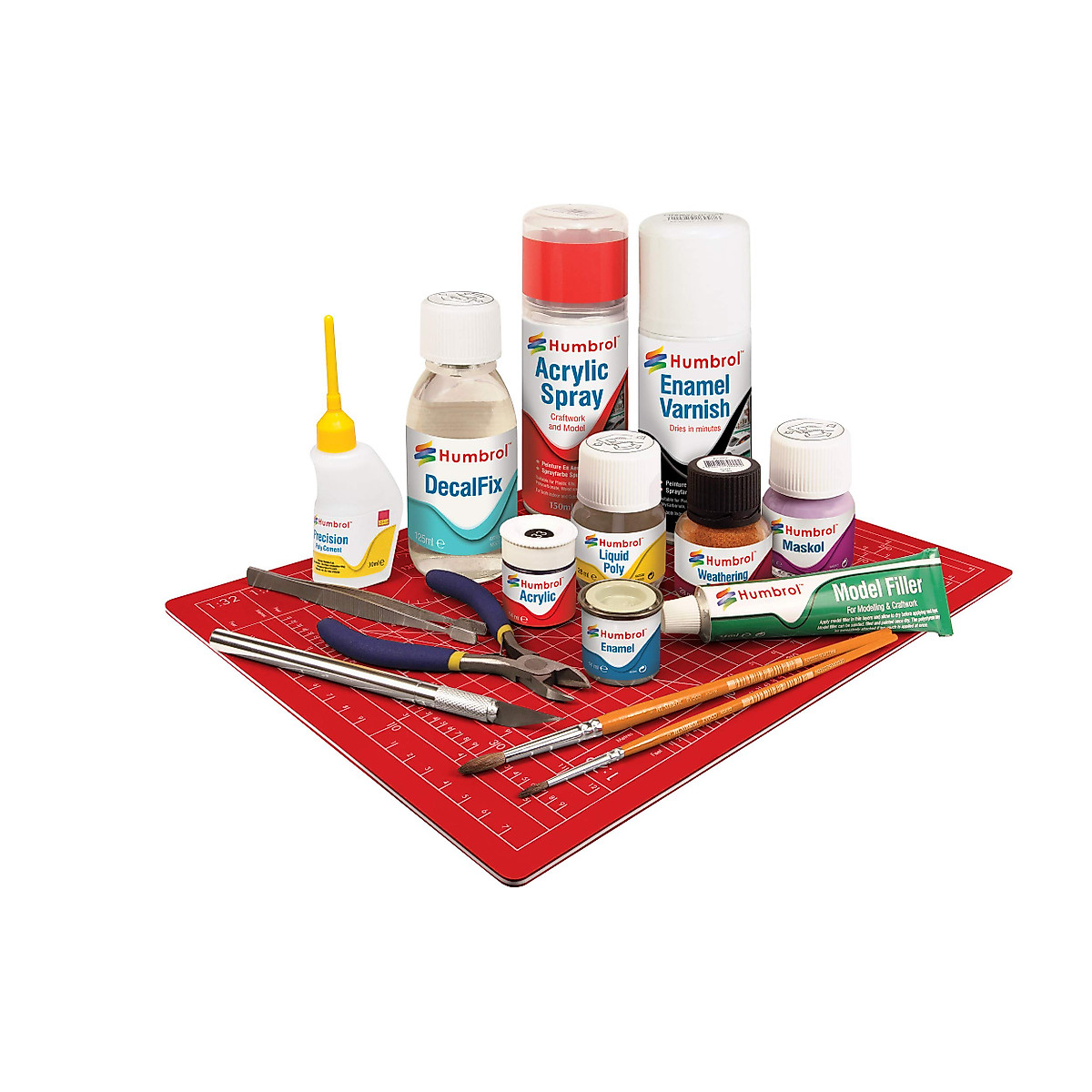 Airfix Modeler's A4 Cutting Mat, Red