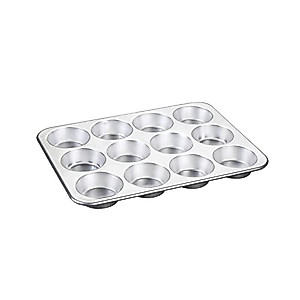 Nordic Ware Natural Aluminum Commercial Muffin Pan, 12 Cup