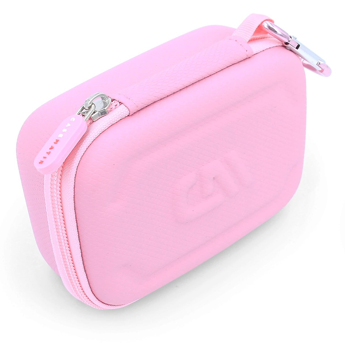 CASEMATIX Retro Handheld Game Console Case Compatible with HigoKids QS4 Portable Retro Video Game Player, Mademax RS-1 Gaming Console, E-MODS Arcade Pocket Player and More Up to 4.75", Pink Case Only