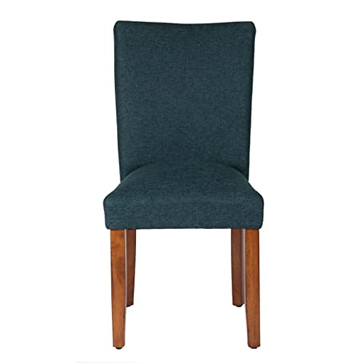 HomePop Parsons Classic Upholstered Accent Dining Chair, Set of 2, Navy