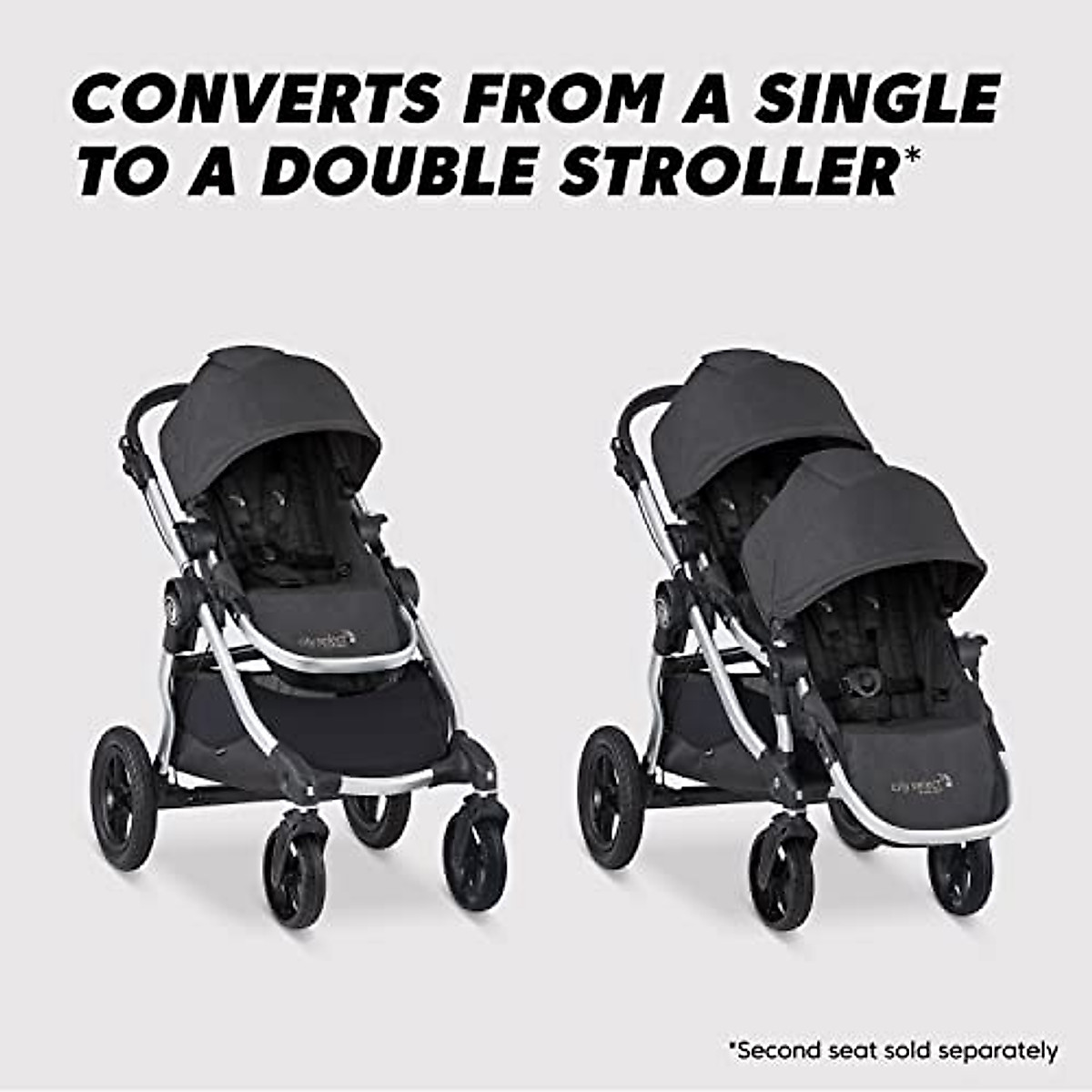 Baby Jogger City Select Single Stroller, Jet