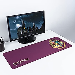 Paladone Harry Potter Hogwarts Crest Large Gaming Mouse Pad for Desk Keyboard Mousepad Non-Slip
