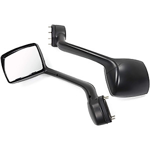 Aostirmotor Black Hood Mirrors Fit for KENWORTH T680 (2013-2020) Left and Right Pair Hood Mirrors Fit for Peterbilt 579 (2010-2017) Peterbilt 587 (2010-2017)