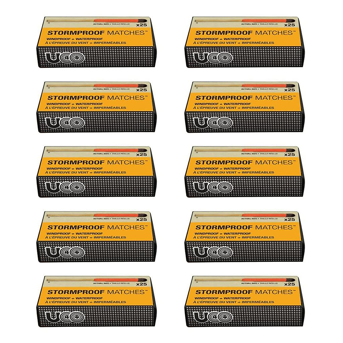 UCO Stormproof, Waterproof & Windproof Match 10-Pack