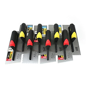 Square Notch Trowel - Premium Quality Professional Tool - MD Building Products 20057