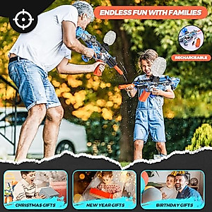 JFGG DIY Assembly Blaster, Christmas &Birthday Gift ldeas for Ages 14+ Year Old (Dark Blue)