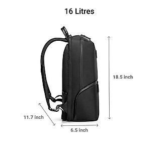 Kingsons, Travel Backpack for Men Women, Water Resistant 15.6 inch Laptop Backpack for Business with USB Charging Port, Multi-Function Work Backpack for Office College School Traveling