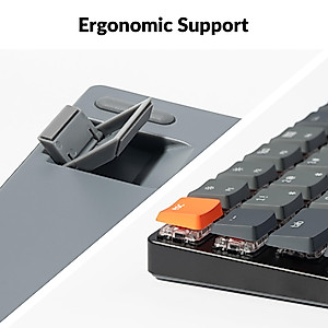 Keychron K3 Version 2, 84 Keys Ultra-Slim Wireless Bluetooth/USB Wired Mechanical Keyboard with White LED Backlit, Low-Profile Gateron Mechanical Brown Switch Compatible with Mac Windows