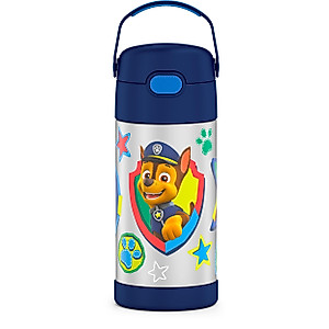 THERMOS FUNTAINER Paw Patrol Kids Straw Bottle and Food Jar Bundle (12oz + 10oz)