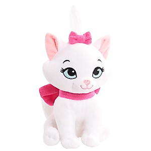 Disney Classics Bean 6.5-inch Small Plush Stuffed Animal, Marie, Cat, The Aristocats Plush, Kids Toys for Ages 2 Up by Just Play
