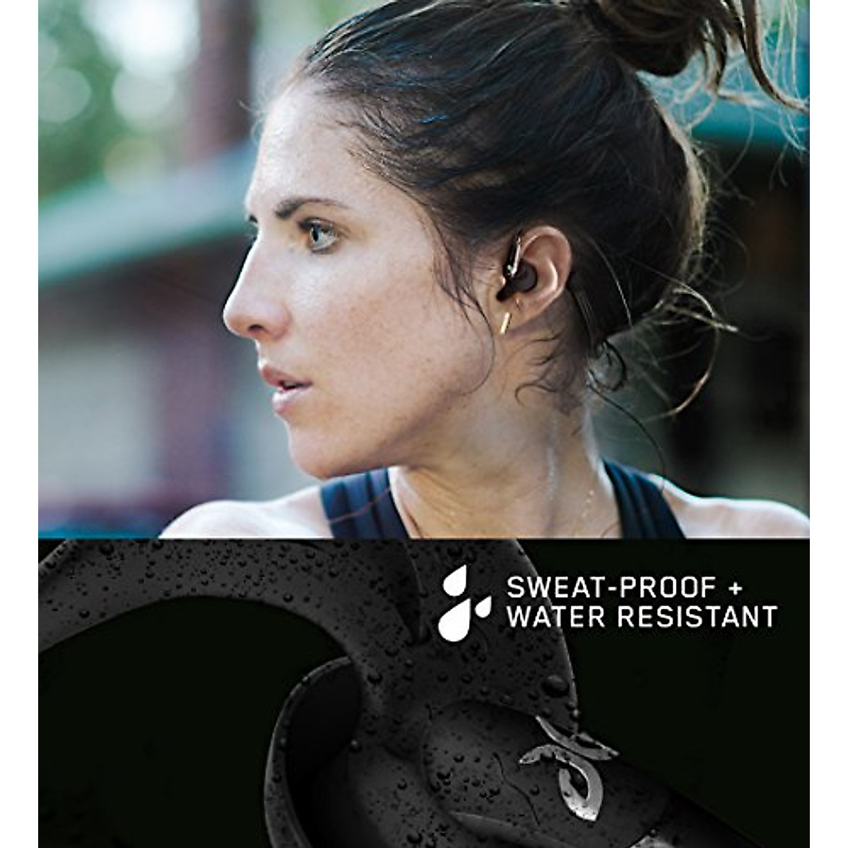 Jaybird FREEDOM 2 In-Ear Wireless Bluetooth Sport Headphones with SpeedFit – Tough All-Metal Design – Carbon