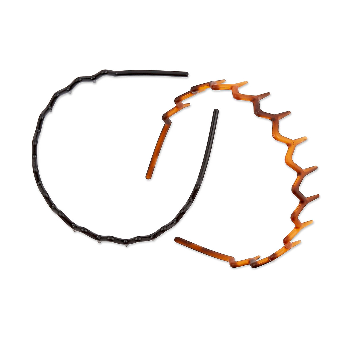 Scunci Effortless Beauty Headbands, 1-Inch Wide, 2-Count (1-Pack)