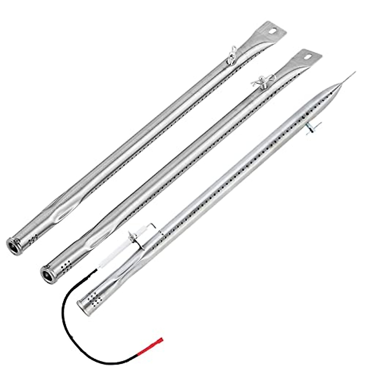 TC3718-25 TC3718-26 SH19033319 Grill Burner with Ignition Wire Replacement Parts for Smoke Hollow Grill Parts TC3718SB TC3718 CMB37181 Burner Tube with Igniter electrode Grill Accessories 3 Pieces