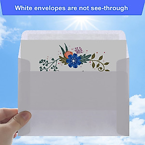 Joyberg Blank Cards and Envelopes 4x6, 30 Pack White Invitation Cardstock with 30 Pack Envelopes, Self-Seal Thank you Blank Greeting Cards and Envelopes, for All Occasions DIY, Print custom
