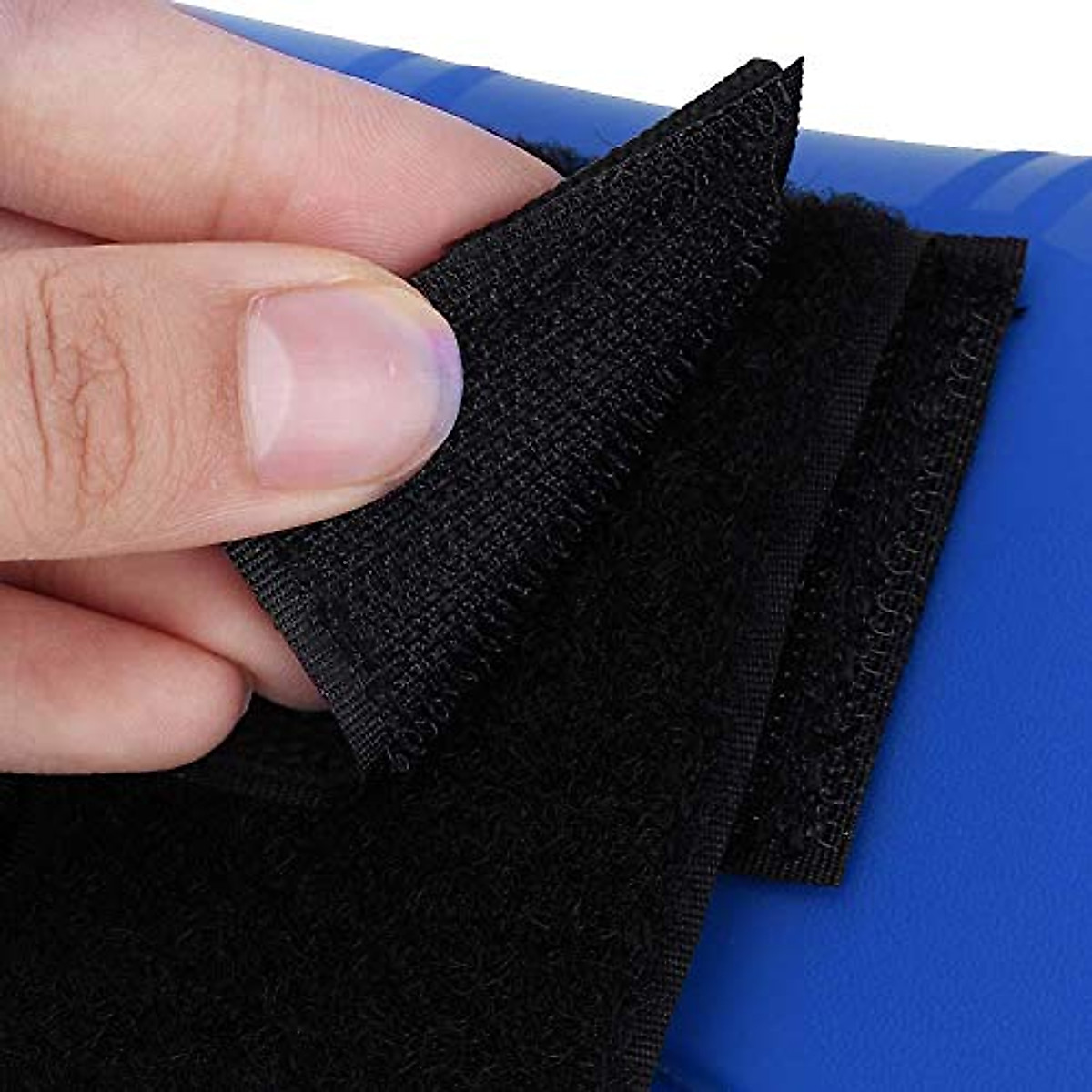 1 Pair Horse Jumping Protection Boot, Equine Knee Boot Jumping Riding Horse Tendon Boots Wrap(Blue)