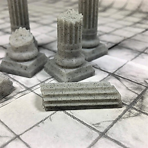 Extruded Gaming Roman Pillars