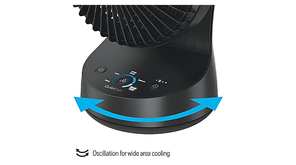 Honeywell QuietSet 5 Oscillating Table Fan – Quiet & Efficient
