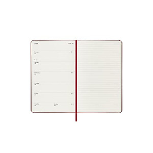 Moleskine Limited Edition Le Petit Prince 12 Month 2023 Weekly Planner, Hard Cover, Large (5" x 8.25"), Rose