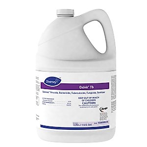Oxivir Diversey 100898636 Tb One-Step Disinfectant Cleaner, Hospital Grade Accelerated Hydrogen Peroxide AHP, No Fragrance Added, Ready-to-Use Liquid, 1-Gallon