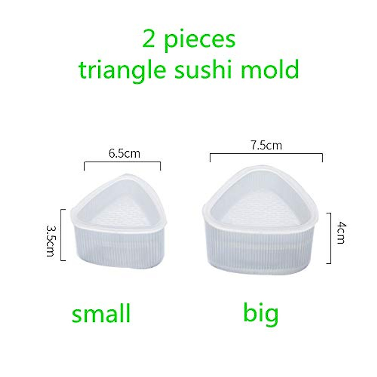 Set of 2 Triangle Sushi Mold, Sushi Mold Rice Mold DIY Tool