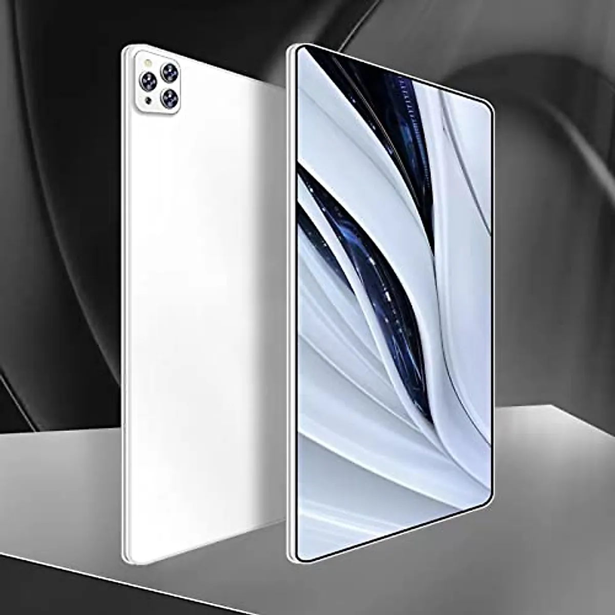 Shanrya Gaming Tablet, Octa Core Processor Night Reading Mode 5MP Front 13MP Rear 4G Calling Tablet 100-240V for Reading for Android 11 (White)