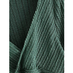 ZAFUL Women V Neck Satin Pleated Top Lantern Sleeve Drawstring Ruched Tunic Shirt Slim Crop Blouse