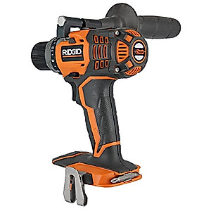 Ridgid Fuego R86008 18V Lithium Ion 1650 RPM Cordless Compact 2 Speed Drill / Driver with LED Grip Light and Keyless Chuck (Battery Not Included, Power Tool Only)