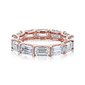 Kobelli East-West Moissanite Eternity Ring - white-gold / 5.5