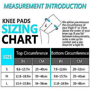 Shinestone Knee Protector, Protective Knee Pads, Thick Sponge Knee Pads Protector High Elastic Anti-Slip Collision Avoidance Knee Sleeves for Basketball and More Sports. (1 Pair) (08-knee pads,Large)