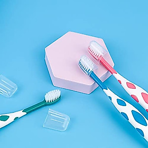 ESFOTO Toddler Toothbrush Age 2-4 Kids Toothbrushes Set Extra Soft Manual Childrens Toothbrush for Kids Boys Girls Child 2-5 Years 4 Pack