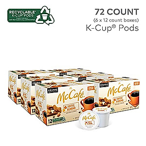 McCafe Toffee Almond Coffee, Keurig Single Serve K-Cup Pods, 72 Count