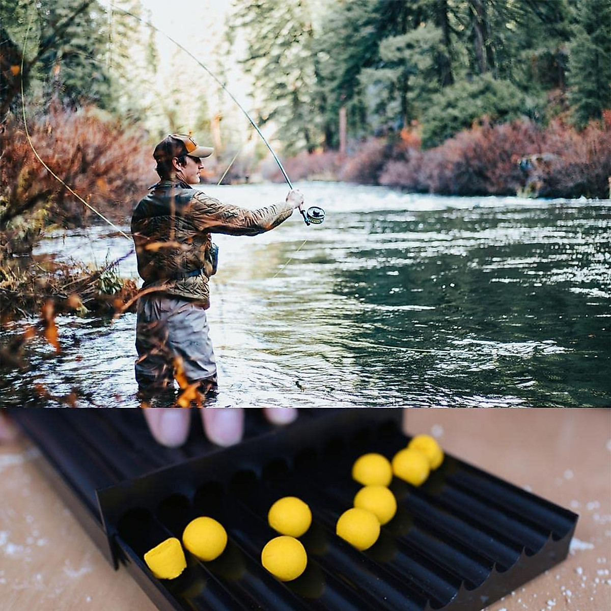 Almencla Groundbait Carp Fishing Boilie Rolling Fishing Tackle Ourdoor