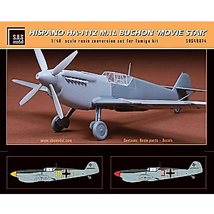 SBS 48074 1/48 Hispano HA-1112 M.1L Buchon 'Movie Star Resin Model kit + Decal