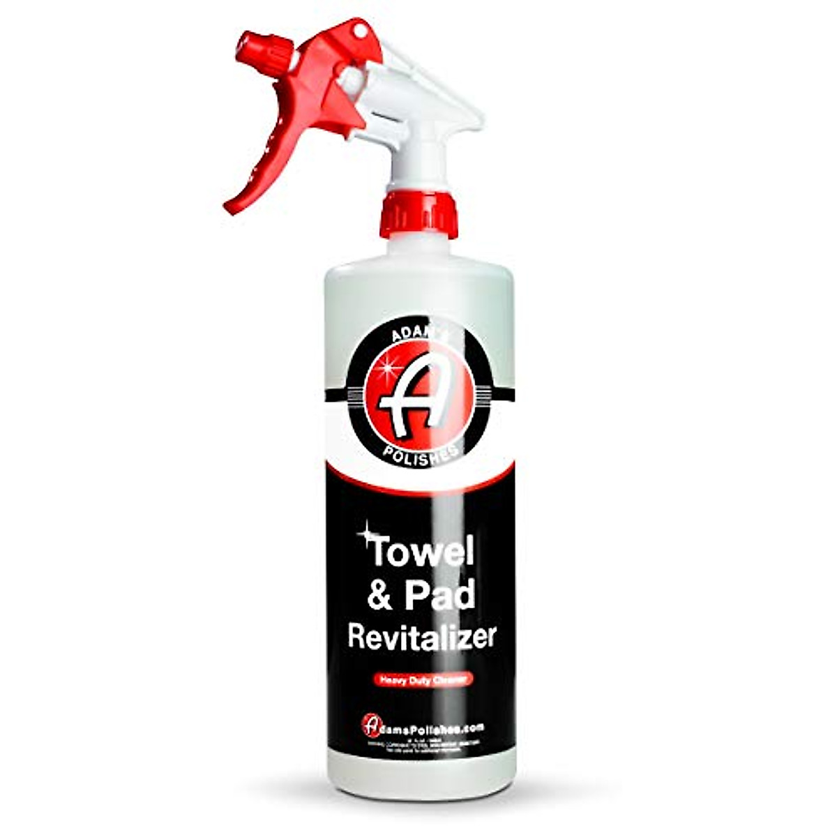 Adam's Microfiber Towel & Pad Cleaner - Keep Your Detailing Cloths, Applicators, & Pads Bright and Soft to Ensure a Scratch Free Surface - Tough on Grime, Gentle on Microfiber & Pads (32oz)