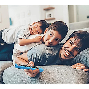 Silicone Protective Case for LG AKB75095307 AKB75375604 AKB74915305 Remote Control, Shockproof Anti-Lost Remote Cover Holder Skin Sleeve Protector for LG Smart TV Remote (Glow Blue)